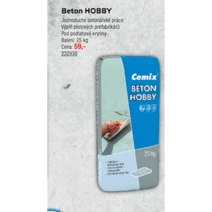 ARCHIV | Beton HOBBY v akci platné do: 31.10.2019 | AkcniCeny.cz