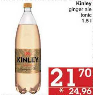 ARCHIV | Kinley ginger ale, 1,5 l v akci platné do: 14.2.2022 ...