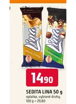 SEDITA LINA 50 g oplatka v akci | AkcniCeny.cz