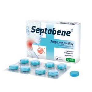 Septabene 3 mg/1 mg, 16 pastilek v akci | AkcniCeny.cz