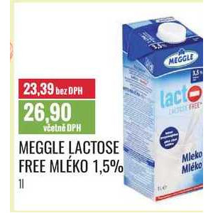 ARCHIV | Mléko 1,5% Meggle Lactose Free v akci platné do: 30.6.2019 ...