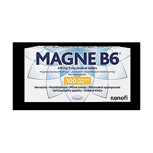 Magne B6® 470 mg/5 mg 100 obalených tablet v akci BENU | AkcniCeny.cz