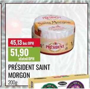 PRÉSIDENT SAINT MORGON 200g v akci | AkcniCeny.cz