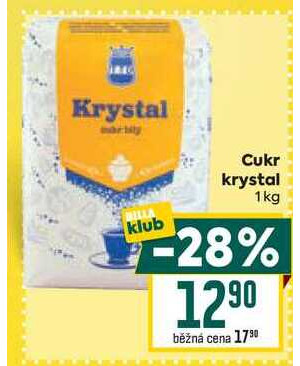 Cukr krystal 1kg v akci Billa | AkcniCeny.cz