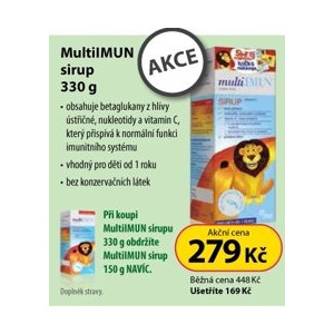ARCHIV | MultiIMUN sirup 330 g v akci platné do: 31.10.2015 | AkcniCeny.cz