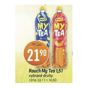 ARCHIV | Rauch My Tea 1,5l vybrané druhy v akci platné do: 29.6.2021 ...