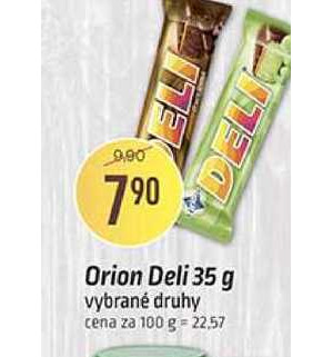 ARCHIV | Orion Deli 35 g vybrané druhy v akci platné do: 26.10.2021 ...