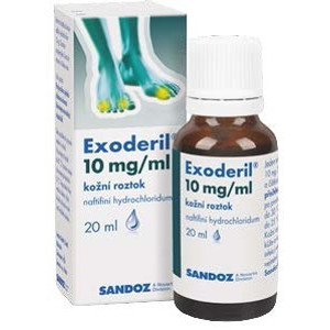 EXODERIL® 10 MG/ML KOŽNÍ ROZTOK, 20 ML v akci Lékárna AGEL | AkcniCeny.cz