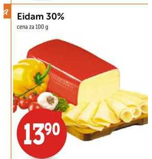 ARCHIV | Eidam 30% 100g v akci platné do: 31.8.2021 | AkcniCeny.cz