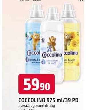 COCCOLINO 975 ml/39 PD v akci | AkcniCeny.cz