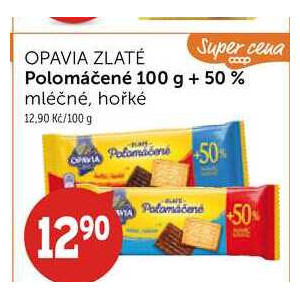 ARCHIV | Opavia Zlaté Polomáčené sušenky 100g +50% vybrané druhy v akci ...