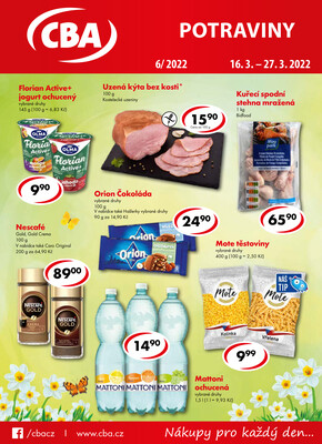 CBA prodejní družstvo letáky | AkcniCeny.cz