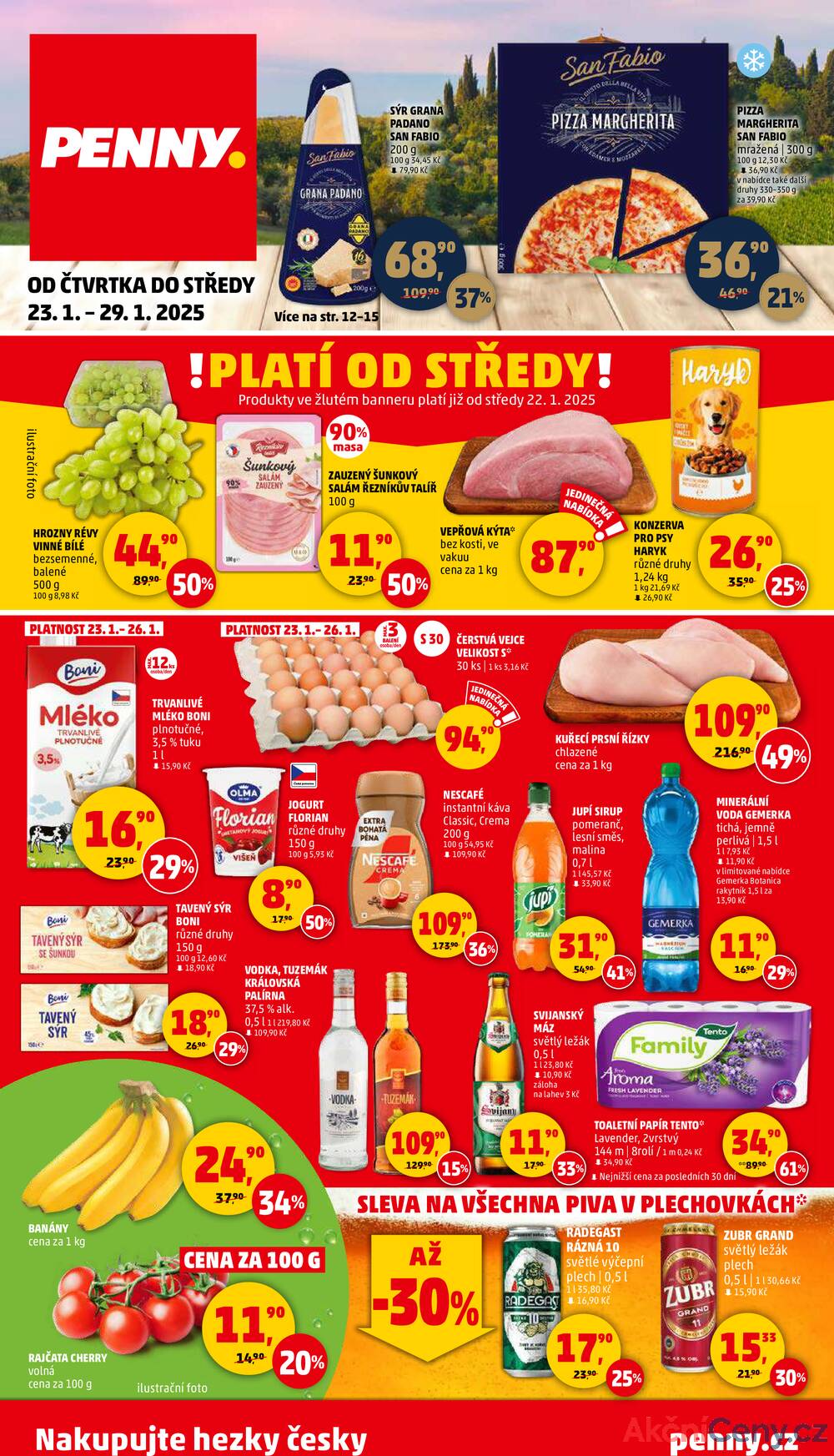 Leták Penny Market od 23.1. do 29.1.2025 - 1.strana | AkcniCeny.cz