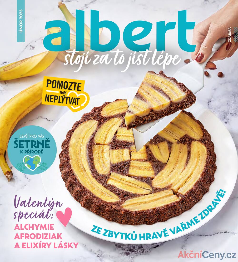 Leták Albert Magazín do 4.3. - 1.strana | AkcniCeny.cz