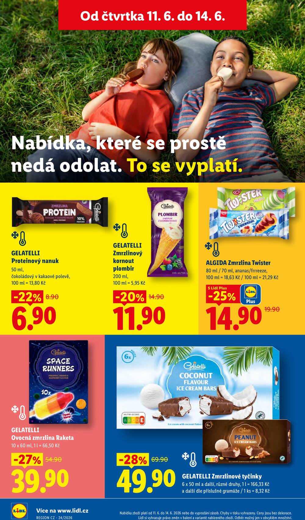 Leták Lidl Čtvrtek od 11.6. do 14.6.2026 - 17.strana | AkcniCeny.cz