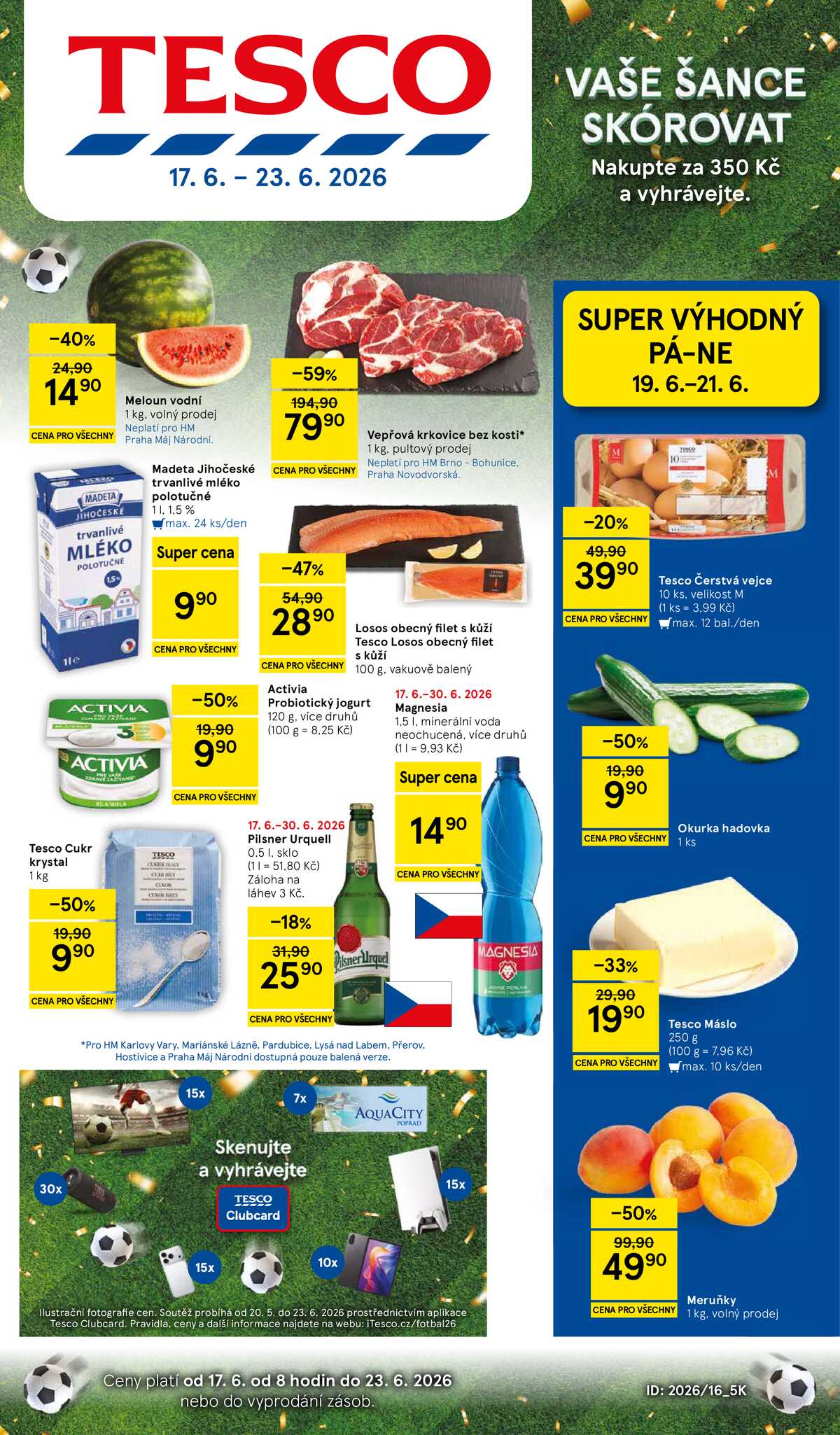 Leták Tesco malé hypermarkety od 17.6. do 23.6.2026 | iLetaky.cz