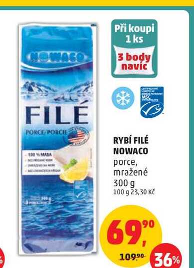 Nowaco Candát filet 300 g v akci | AkcniCeny.cz