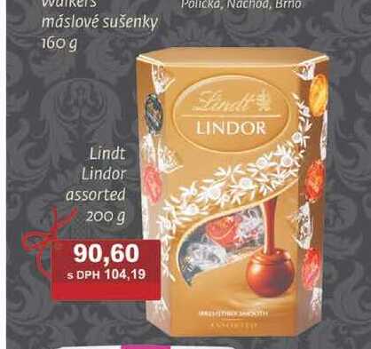 Lindt Lindor assorted, 200 g v akci | AkcniCeny.cz