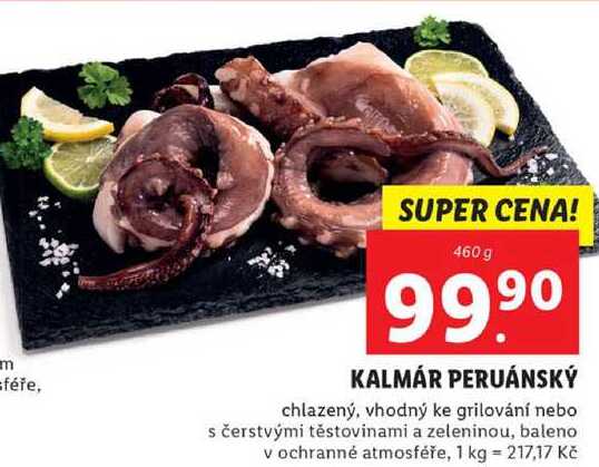 ARCHIV | KALMÁR PERUÁNSKÝ chlazený, 460 g v akci platné do: 8.12.2021 ...