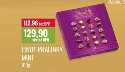 LINDT PRALINKY MINI 100g v akci | AkcniCeny.cz