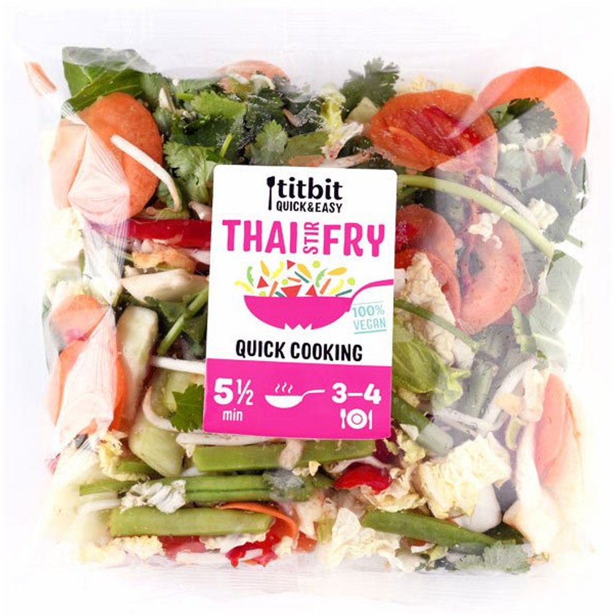 Titbit Quick & easy Krájená zelenina na pánev na thajský způsob v akci ...