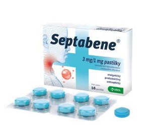 Septabene 3 mg/1 mg, 16 pastilek v akci | AkcniCeny.cz