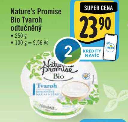 ARCHIV | Nature's Promise Bio Tvaroh odtučněný 250 g v akci platné do ...
