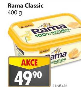ARCHIV | Rama Classic 400 g v akci platné do: 25.1.2022 | AkcniCeny.cz