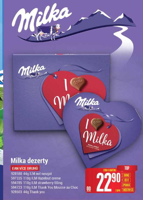 Milka dezerty v akci | AkcniCeny.cz