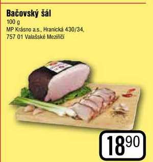 MP Krásno Bačovský šál 100g v akci | AkcniCeny.cz