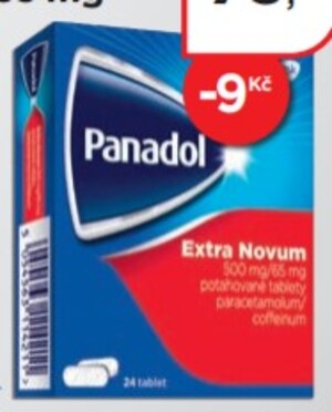 Panadol Extra Novum 500 mg/65 mg v akci Magistra lékárny | AkcniCeny.cz
