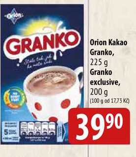 ARCHIV | Orion Kakao Granko, 225 g Granko exclusive, 200g v akci platné ...