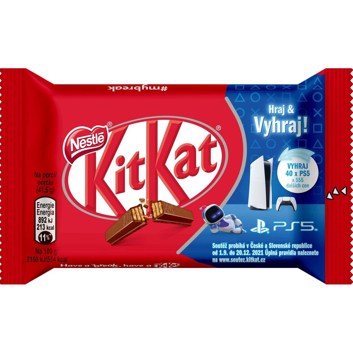 Kit Kat Zebra 4 Fingers tyčinka v akci | AkcniCeny.cz
