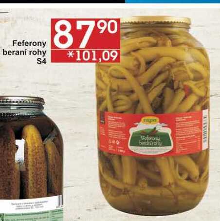 ARCHIV | Feferony beraní rohy S4 v akci platné do: 28.2.2022 | AkcniCeny.cz