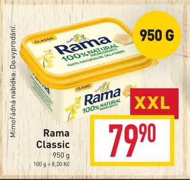 Rama Classic 950 g v akci | AkcniCeny.cz