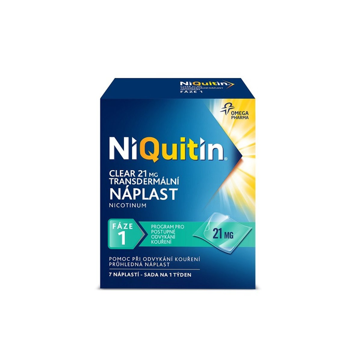NIQUITIN CLEAR 21MG/24H TDR EMP 7 v akci | AkcniCeny.cz
