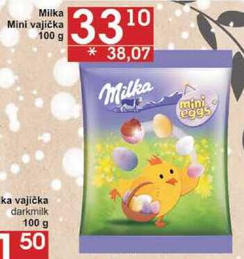 Milka Mini vajička, 100 g v akci | AkcniCeny.cz