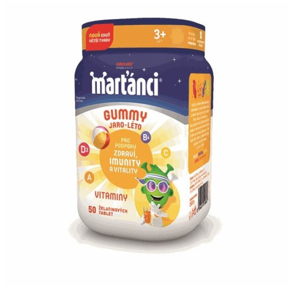 Walmark Marťánci Gummy JARO-LÉTO tbl.50 v akci | AkcniCeny.cz