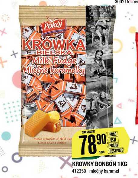 KROWKY BONBON 1KG v akci | AkcniCeny.cz