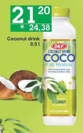 OKF Coconut drink, 0,5 l v akci | AkcniCeny.cz