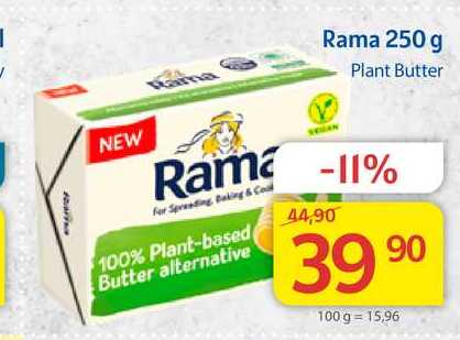 Rama Plant Butter 250 g v akci | AkcniCeny.cz