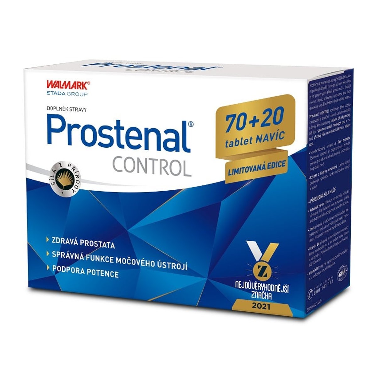 Walmark Prostenal Control 70+20 tablet navíc Promo 2023 v akci ...