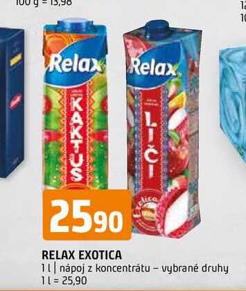 Relax Pulpy multivitamin, 1,5 l v akci JIP za 32,90 Kč | AkcniCeny.cz
