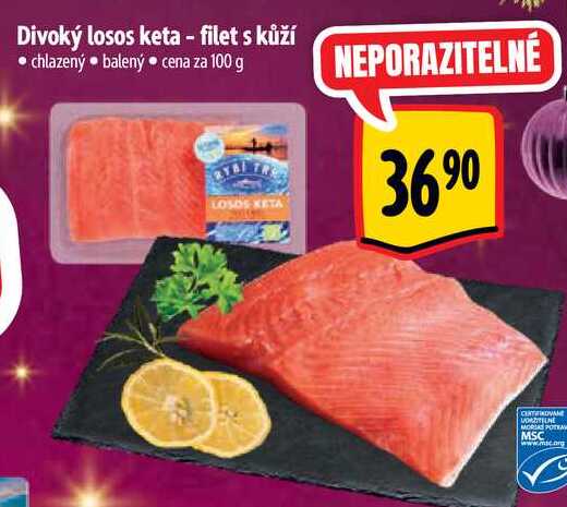 LOSOS PACIFICKÝ, cena za 100 g v akci | AkcniCeny.cz