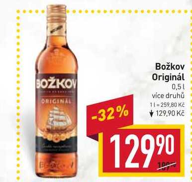 Božkov Jemná, 0,5 l v akci | AkcniCeny.cz