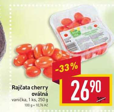 RAJČATA CHERRY volná, 100 g v akci | AkcniCeny.cz