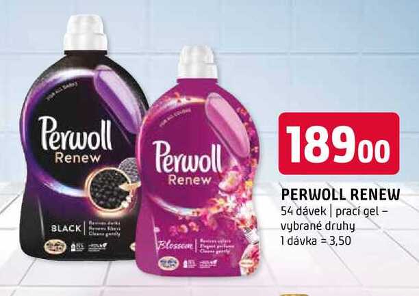 Perwoll Speciální prací gel Renew Color 1980 ml, 36 pd v akci ...