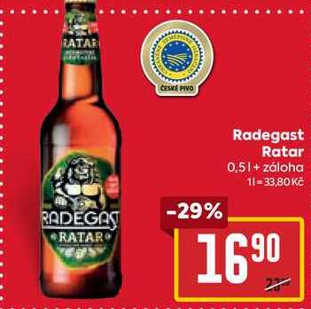 ARCHIV | RADEGAST ROG IPA 0,5 l v akci platné do: 10.5.2022 | AkcniCeny.cz