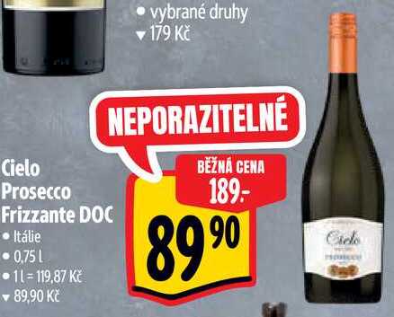 Prosecco Flaureo, 0,75 l v akci Lidl za 199,90 Kč | AkcniCeny.cz
