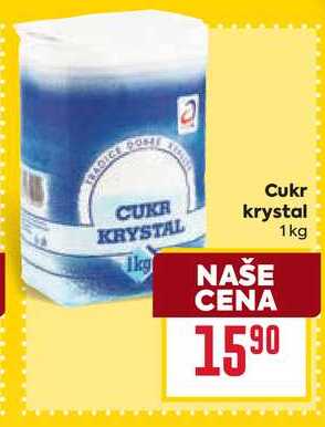 Cukr krystal 1 kg v akci | AkcniCeny.cz